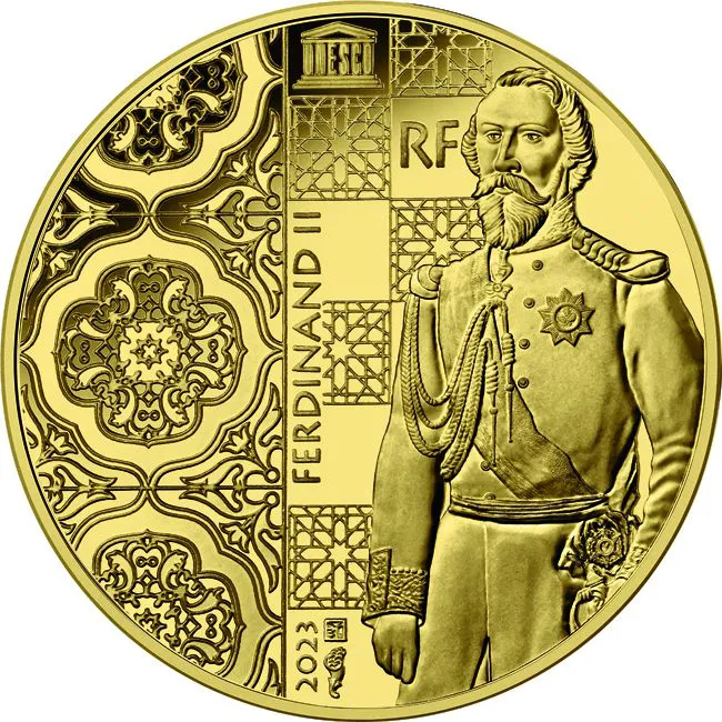 Palác Pena v Sientře - Portugalsko, zlatá mince | Numismatika EMS Gold ...